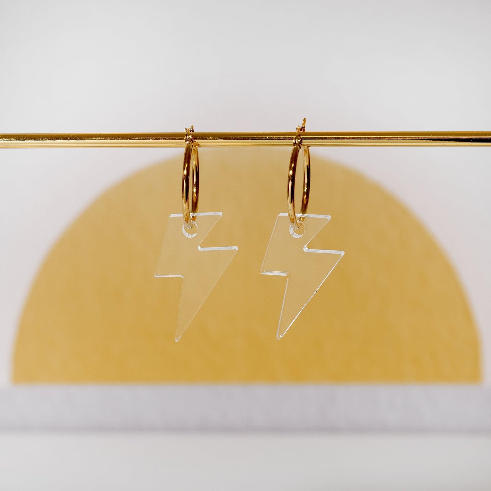 Lightning Hoop Earrings | Sleepy Mountain