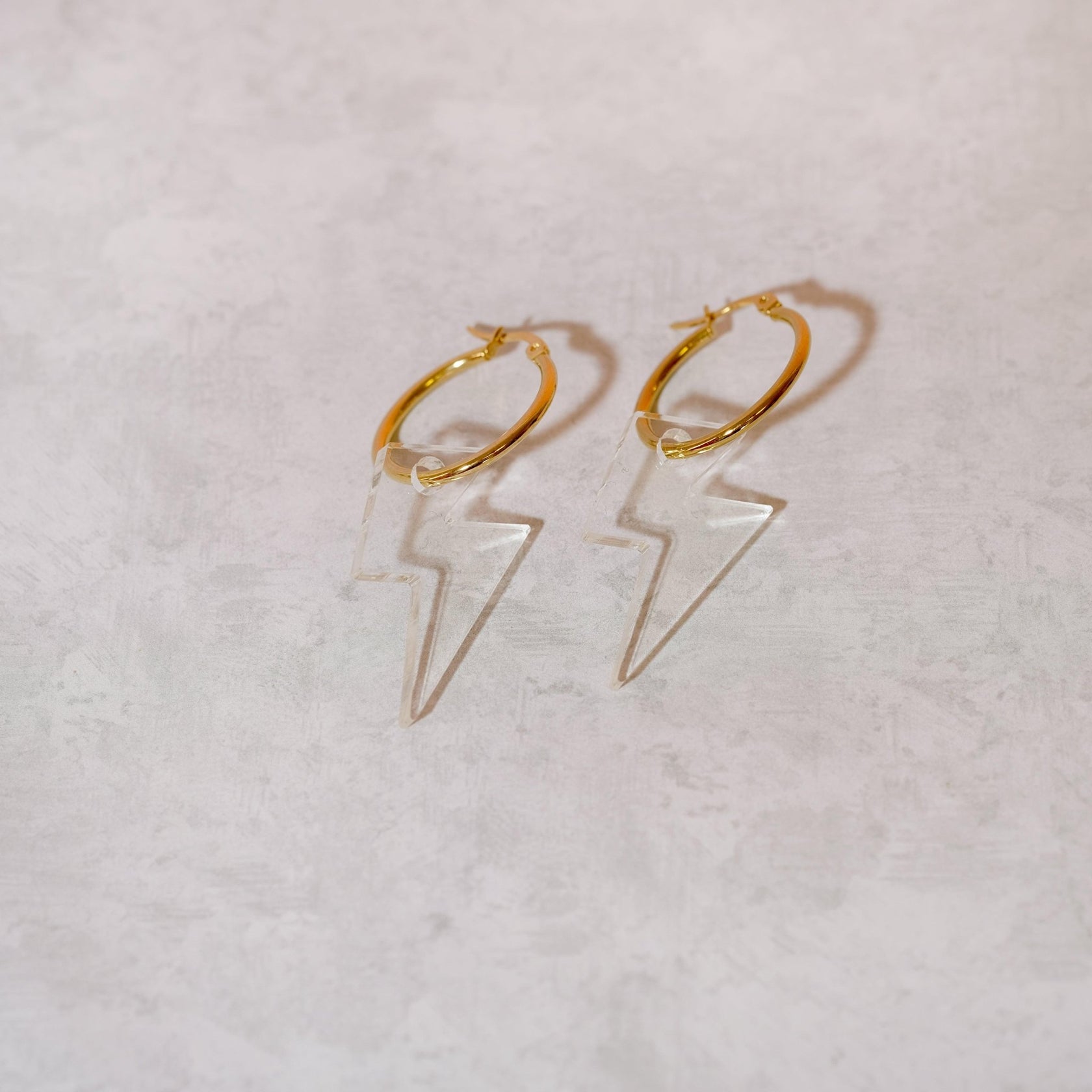 Lightning Hoop Earrings | Sleepy Mountain