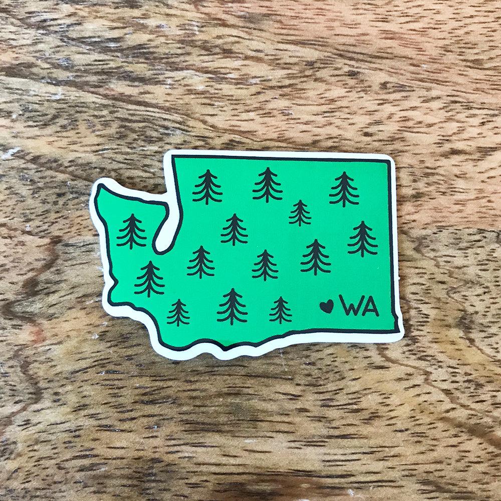 Washington State Sticker – Sleepy Mountain